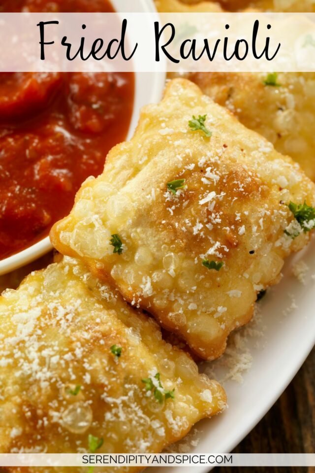 Fried Ravioli Recipe - Serendipity And Spice