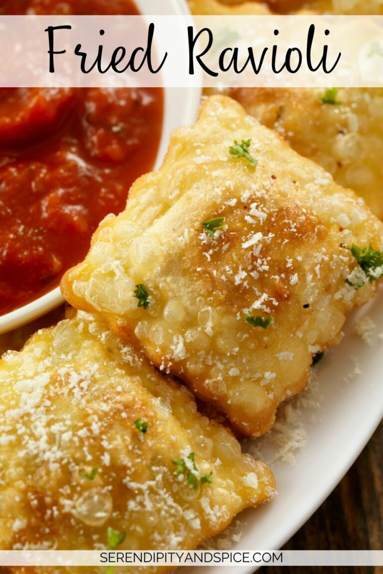Fried Ravioli Recipe - Serendipity And Spice