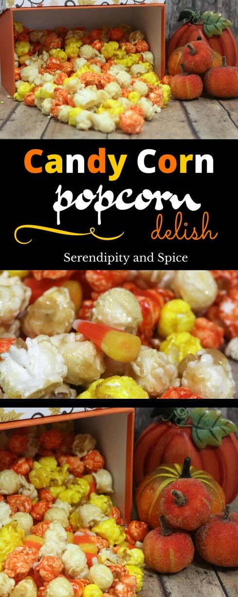 Delicious Candy Corn Popcorn Recipe - Serendipity And Spice