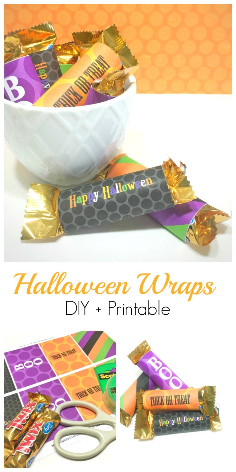 Halloween Candy Wrap + Printable - Serendipity And Spice