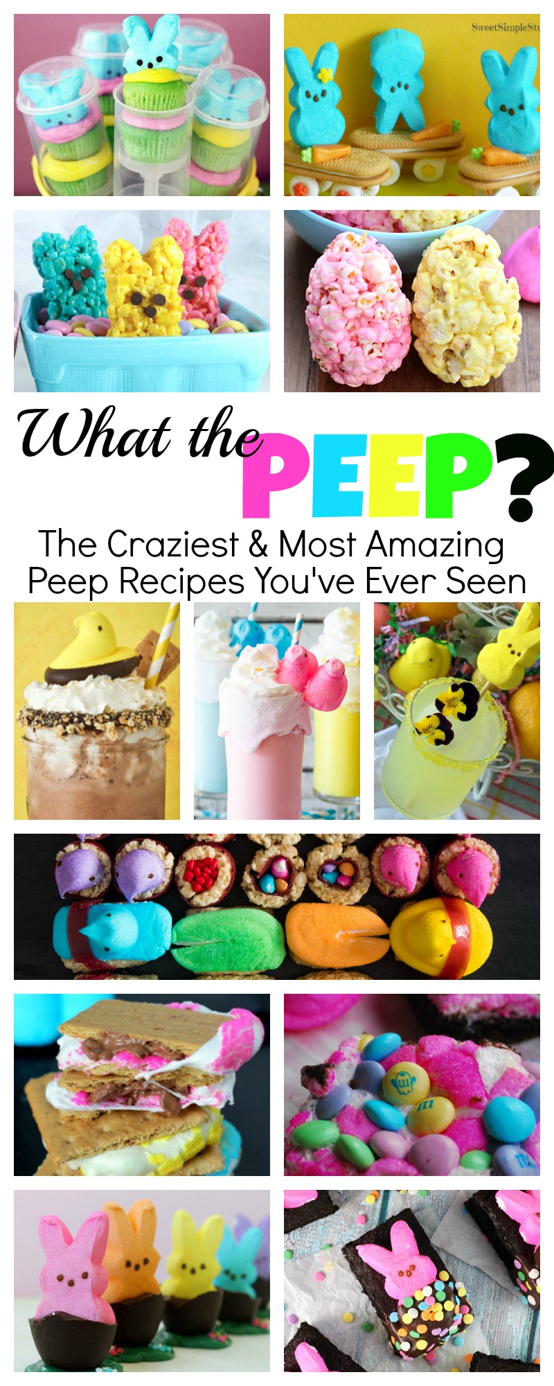 What The PEEP?! Crazy Peep Recipes And Crafts For Easter! - Serendipity ...