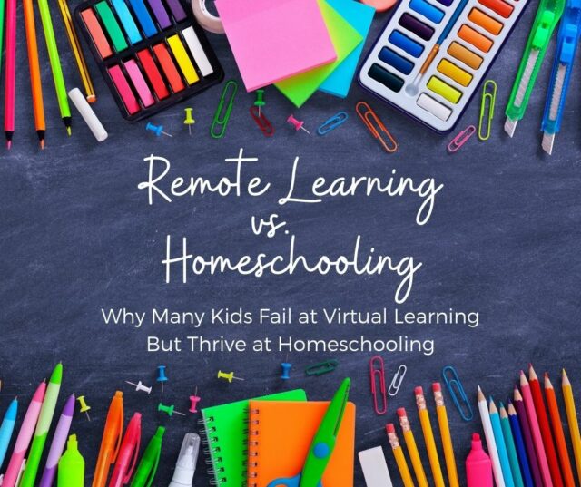 Homeschool Vs. Remote Learning - Serendipity And Spice