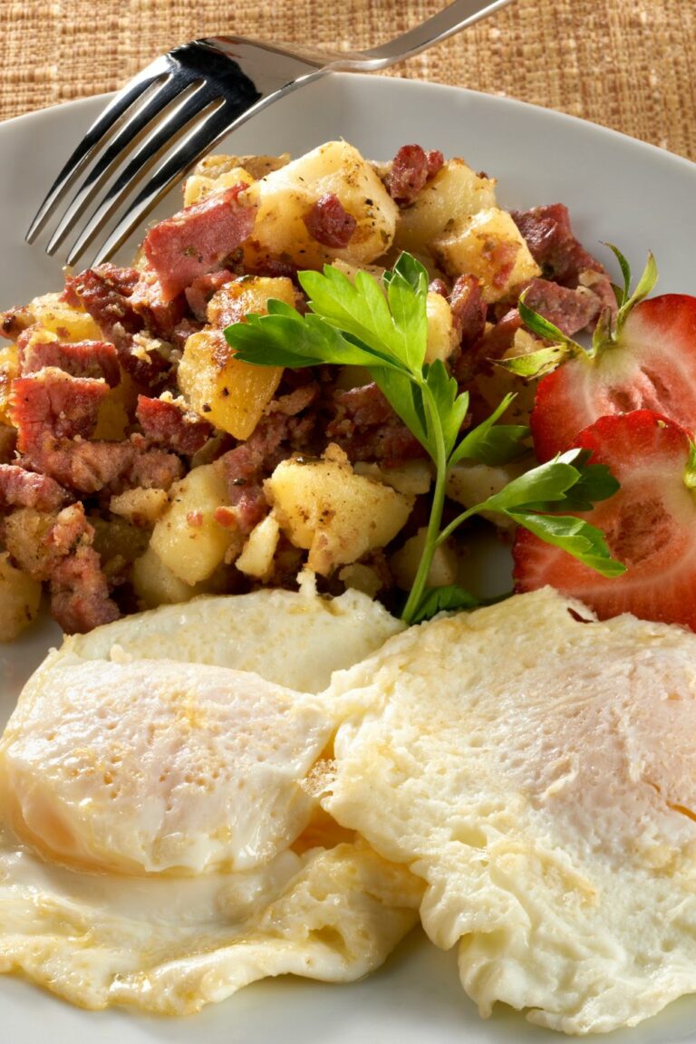 The BEST Slow Cooker Corned Beef Hash - Serendipity And Spice